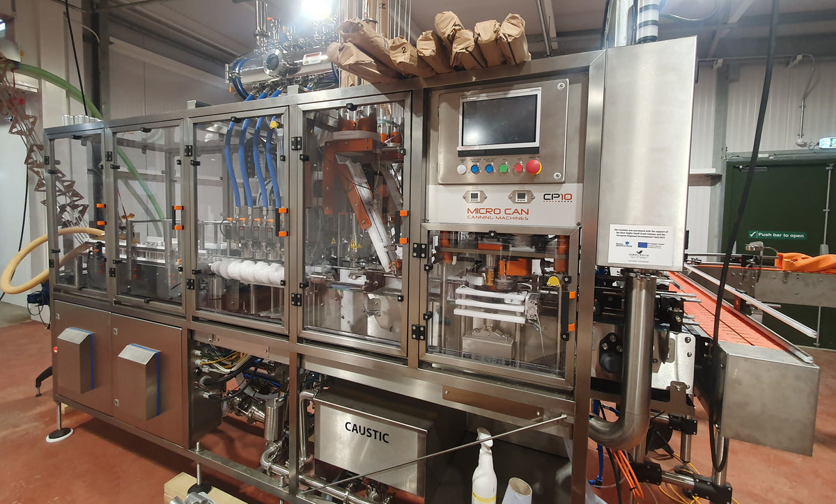 New canning machine – James White Drinks
